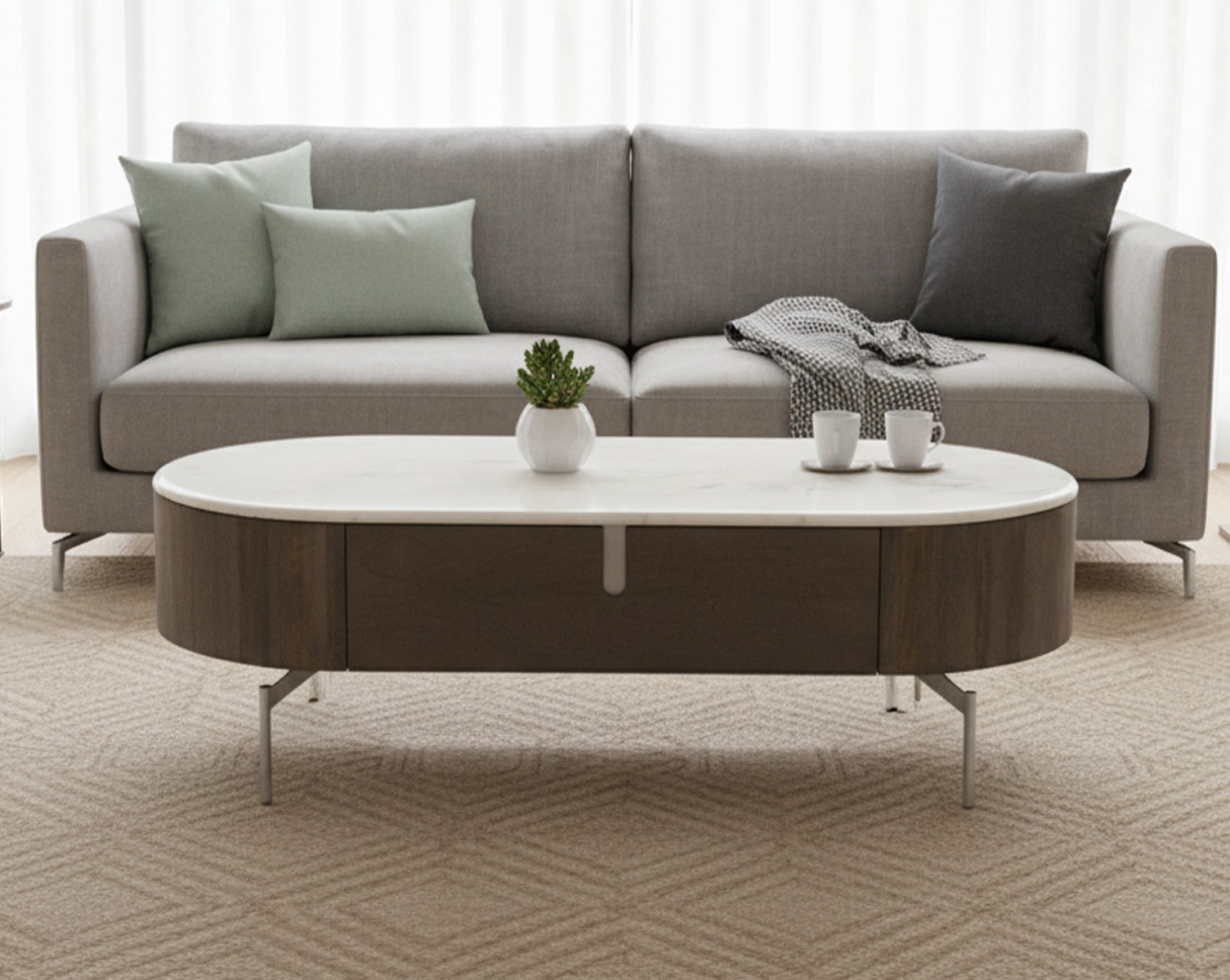Acopio Coffee Table | Modern Stylish Center Table by Furniturewalla